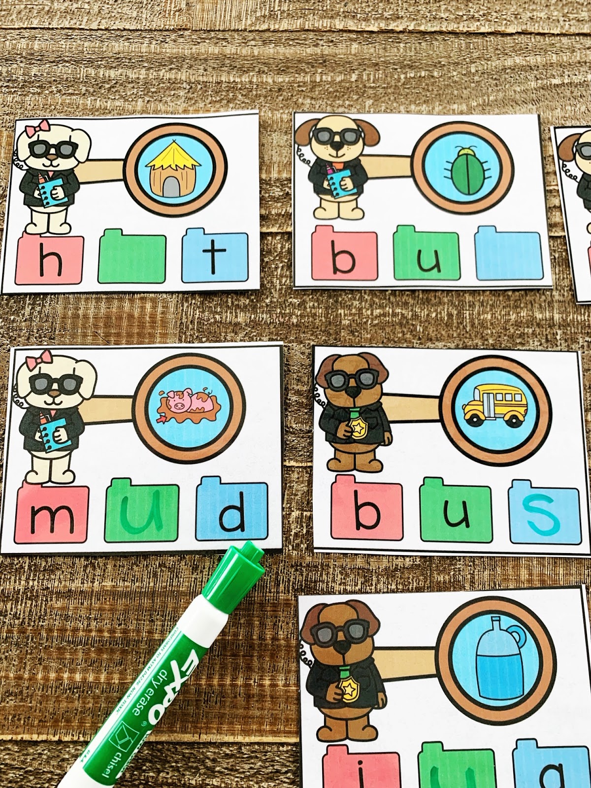 CVC Short Vowel Centers and Activities | Busy Hands and Minds