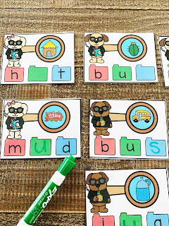CVC Short Vowel Centers and Activities | Busy Hands and Minds