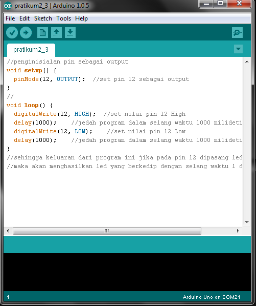Pengendalian Arduino Uno Digital Input Output Menggunakan Konfigurasi Register Tutorial