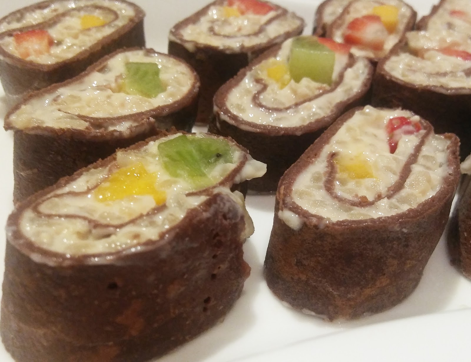 SUSHI DE POSTRE ~ Las recetitas de Hellen