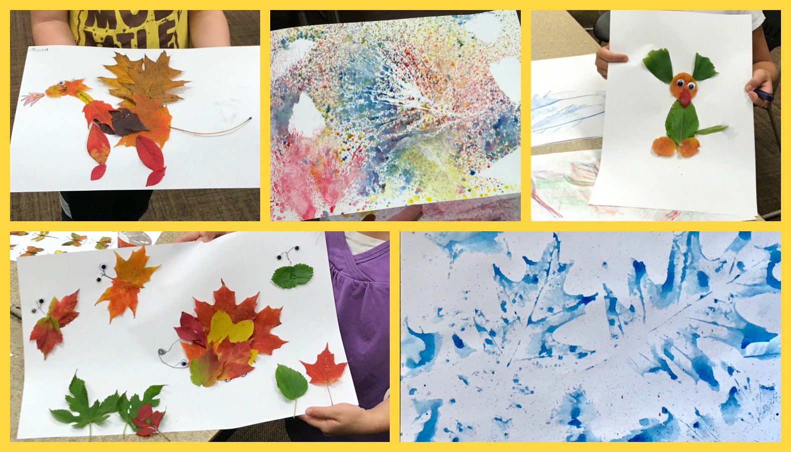 Adventures In Storytime (and Beyond): Leaf Art - Elementary Art Program