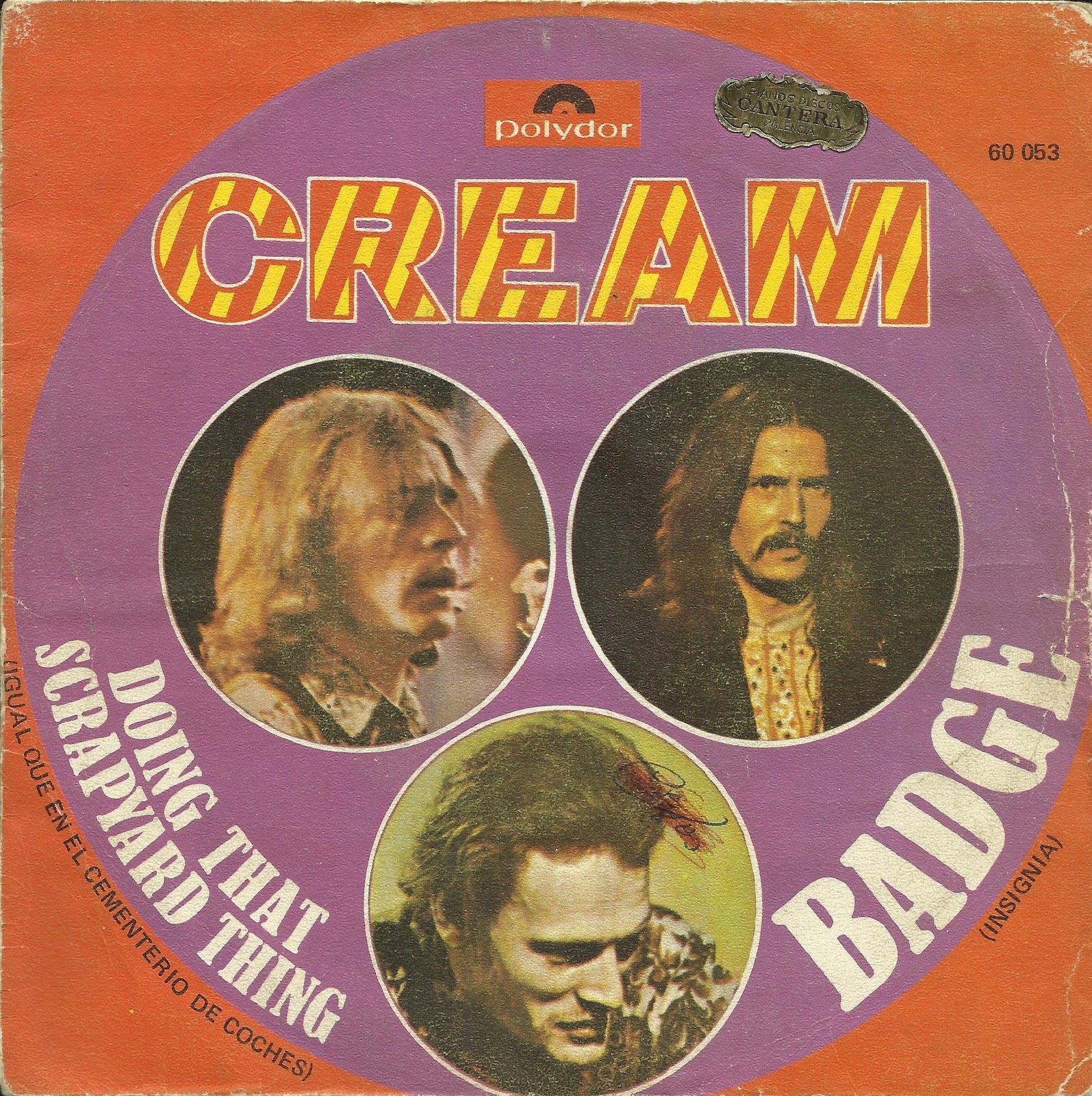 3 penics: CREAM Badge - Doing That Scrapyard Thing