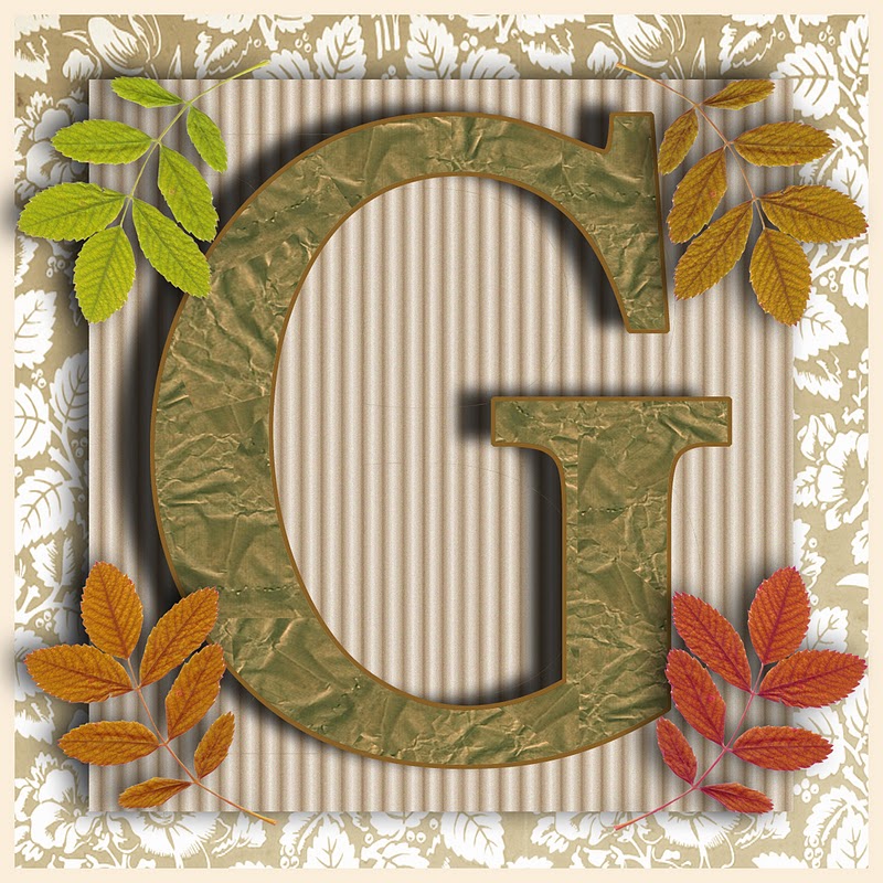 GRANNY ENCHANTED'S BLOG: "Autumn Victoria" JPG Free Scrapbook Alphabet ...