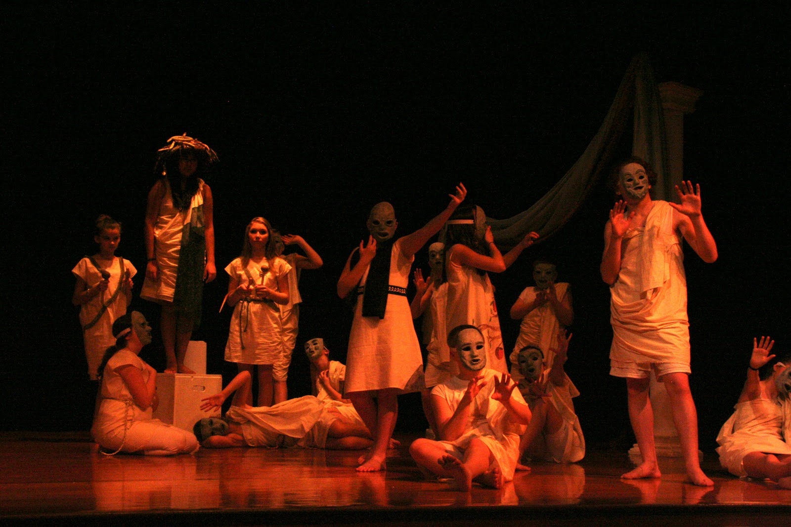 "Circus Olympus" ... Greek Theatre!: Perseus & Medusa Production Photos