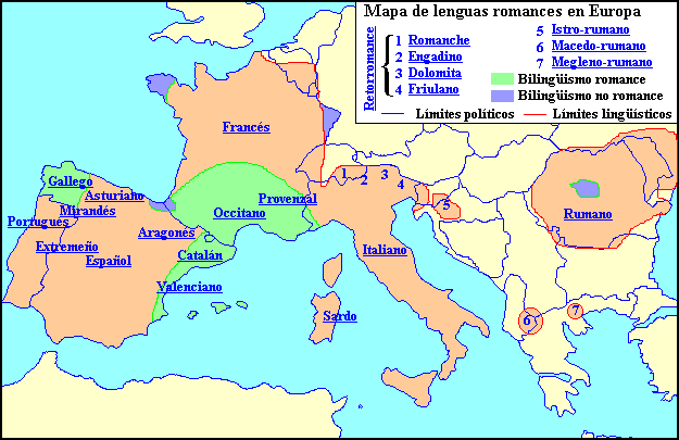 LATINATOR: Mapa del Latín
