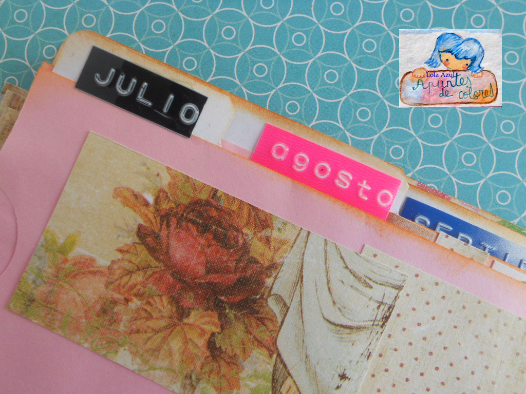 Apuntes de colores: Cuaderno de fechas