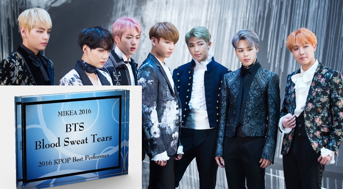 MISS I: Congratulations BTS (Blood Sweat Tears) winner of the MIKEA ...