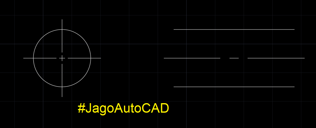 Cara Membuat Center Line Otomatis di AutoCAD