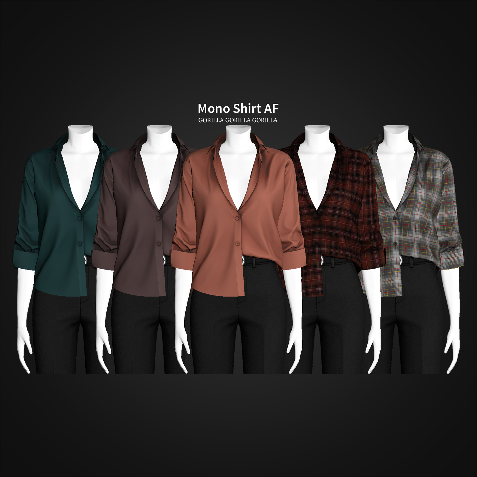 Mono Shirt AF | Gorilla X3