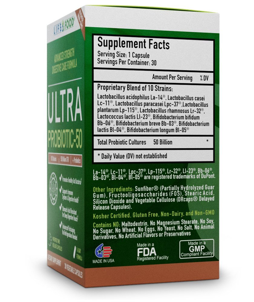 GlamRiver: Ultra Probiotic 50 Billion CFU by Life & Food