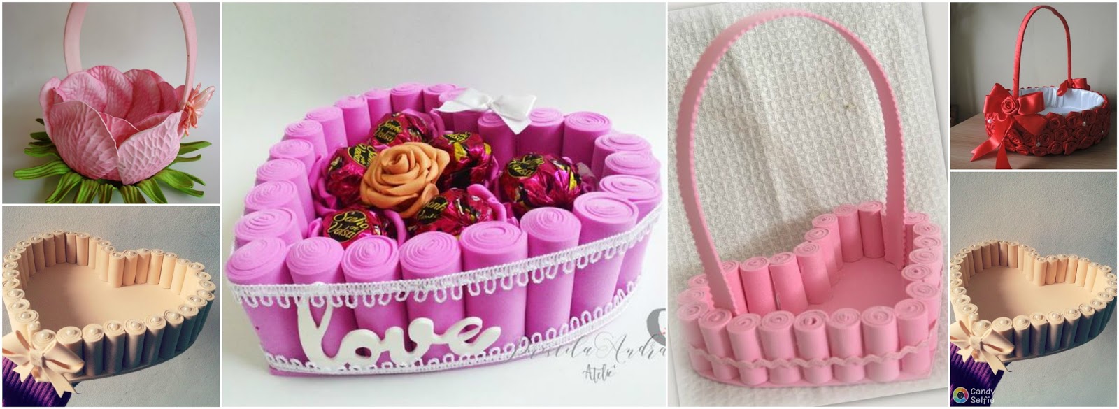 Hermosa canasta o caja de regalo en foami para el día de la madre ~ Haz ...