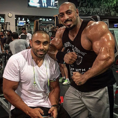 world bodybuilders pictures: kuwait bodybuilder Khalid Al Kazem