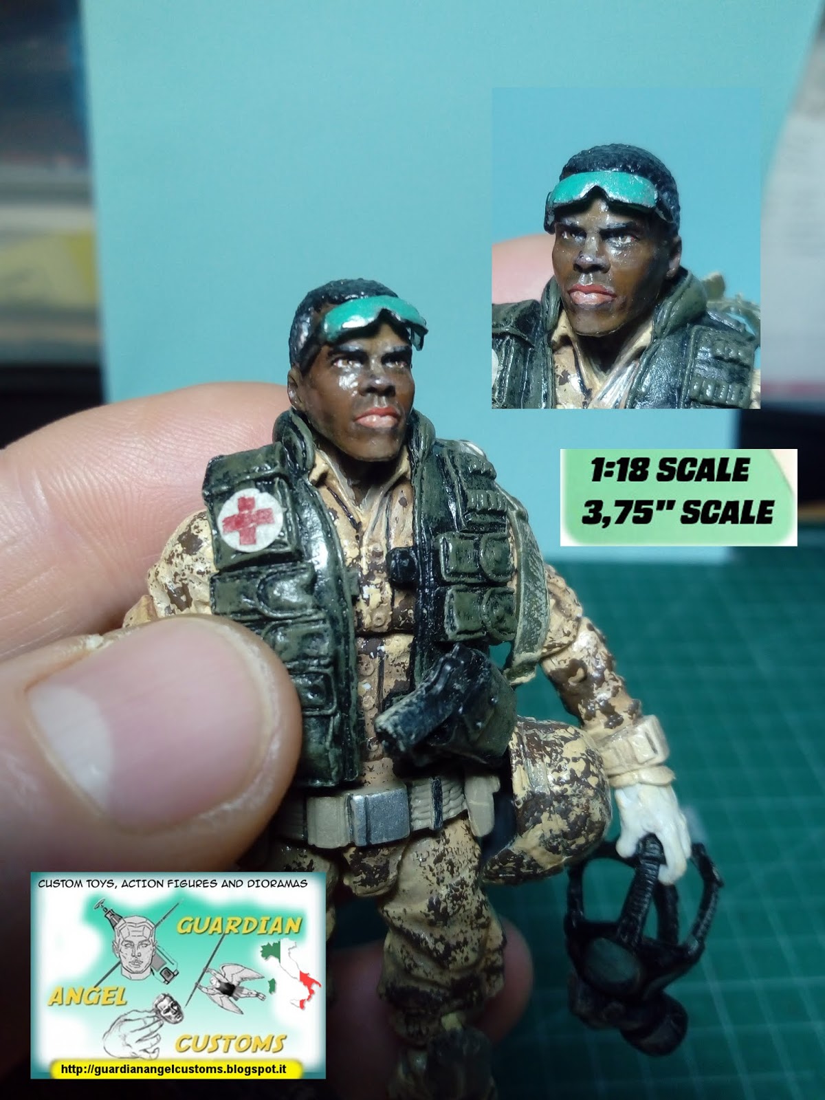 GUARDIAN ANGEL CUSTOMS: CUSTOM G.I. JOE DOC MK. 2