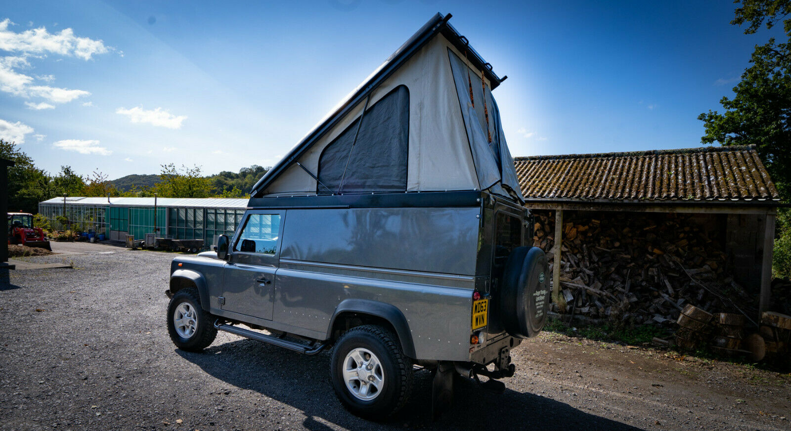 Landrover Defender: 2014 Defender 110 TD Camper - Pop Top Roof - Low ...
