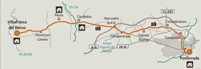 El Subgrupo a Santiago de Compostela: 22) Ponferrada - Villafranca del ...