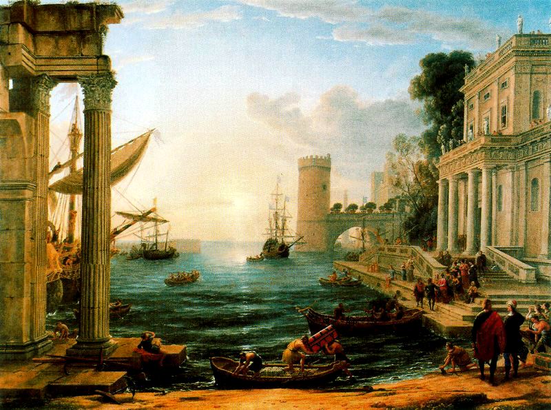 Claude Lorrain (Claudio de Lorena), obras, pinturas, cuadros