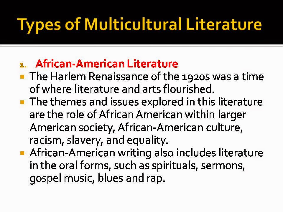 The Art of Teaching English : Topic 5: Multicultural Literature