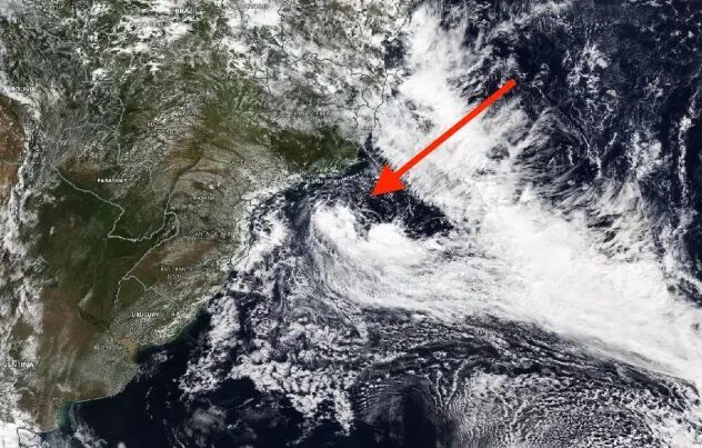 Dust, Sand and Salt Storms: Rare subtropical storm forms in South ...