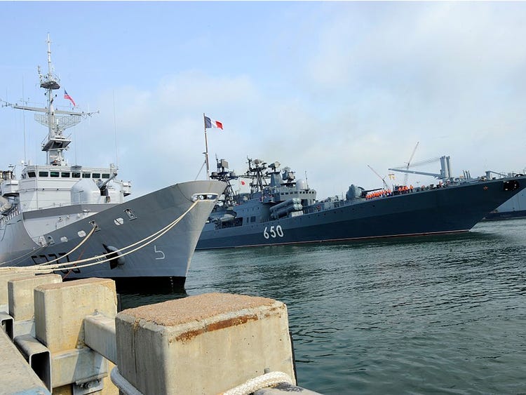 Udaloy II-class Russian Destroyer Admiral Chabanenko