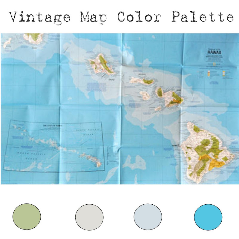 Old Map Color Palette - Hayley Drumwright