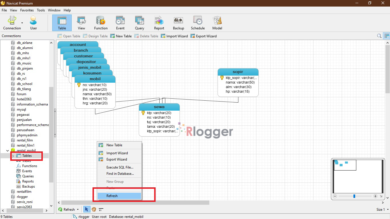 Tutorial Export dan Import Database Di Navicat Tutorial Export dan Import Database Di Navicat