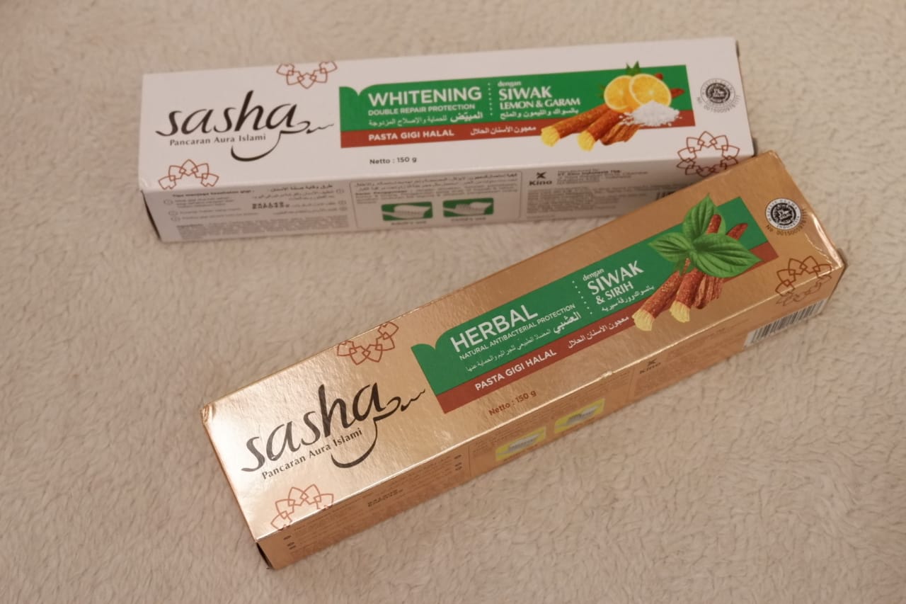 SASHA, Pasta Gigi Halal Dengan Kandungan Siwak - Cerita Diary Pink Tian