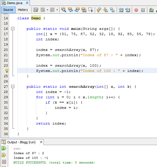 Java Programming Sinhala Tutorial Array Search Part 21 ~ It Sinhala Tutorials