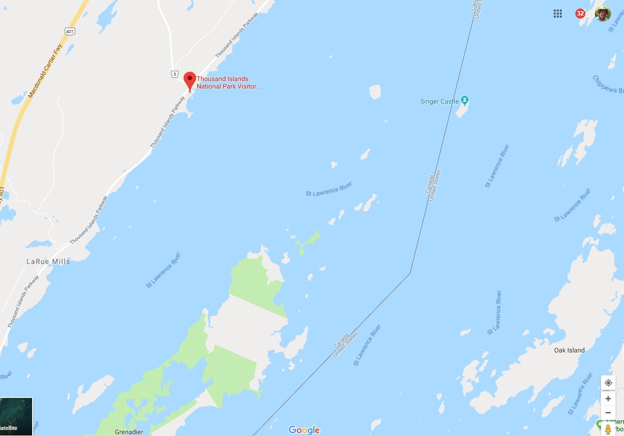 Phil Chadwick's Art: #2096 "Mallorytown Landing Towering Cumulus"