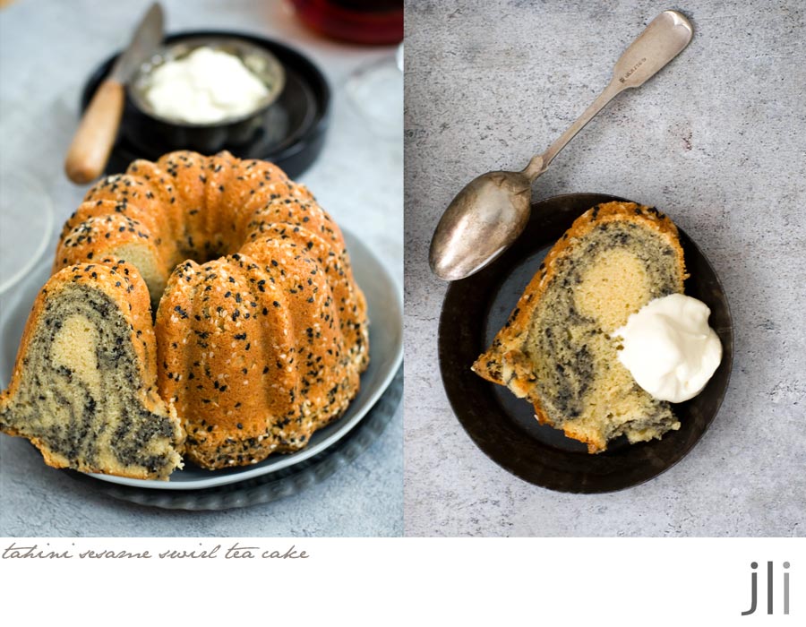 tahini sesame swirl teacake / DELICIOUS BITES