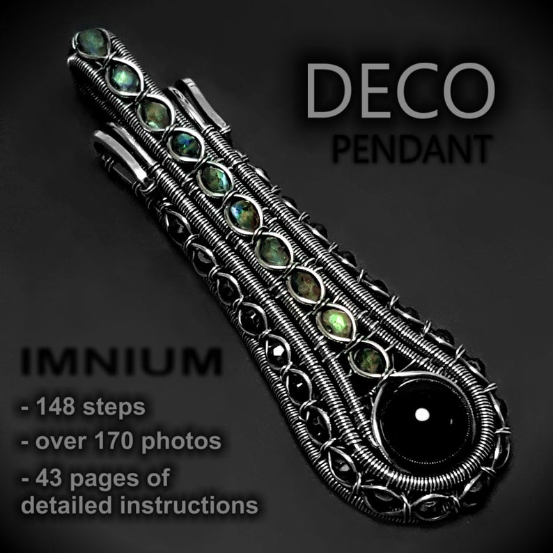 6 Art Deco Inspired Wire Work Jewelry Tutorials / The Beading Gem