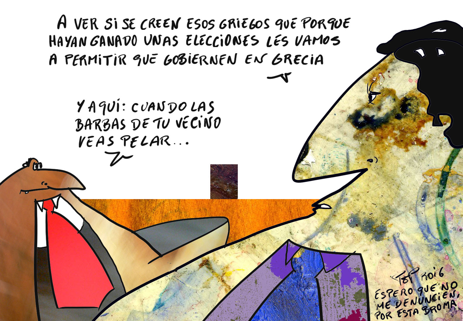 Humor gràfic de Pep Roig: "última Hora"- El poder de no poder