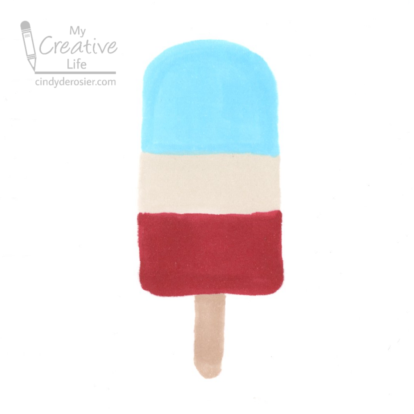 Cindy deRosier: My Creative Life: How to Draw a Realistic Popsicle