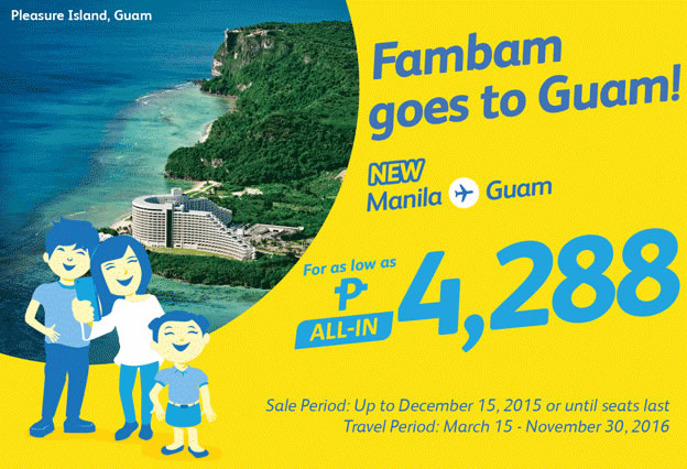 Manila to Guam Promo Fare 2016 | PISO FARE PROMO 2018 | SEAT SALE PROMO ...