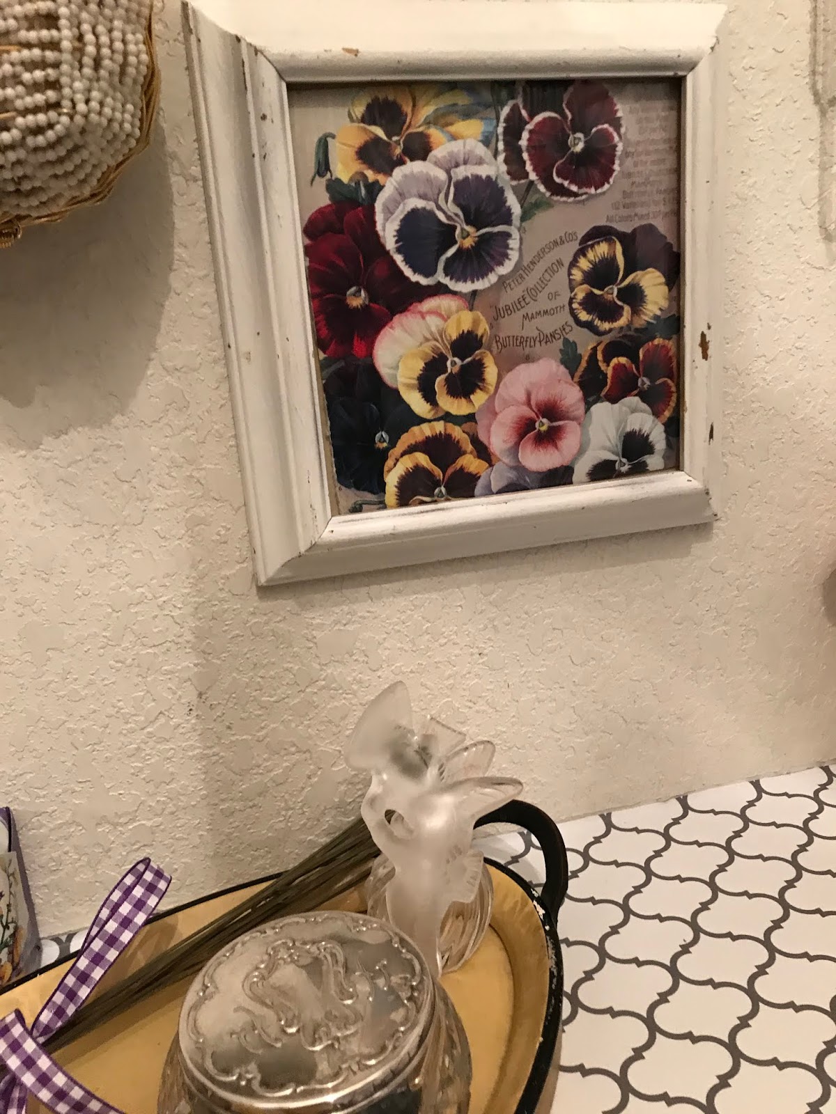 Let's Add Sprinkles: Semi Annual Closet Switch/ Pansy Decor