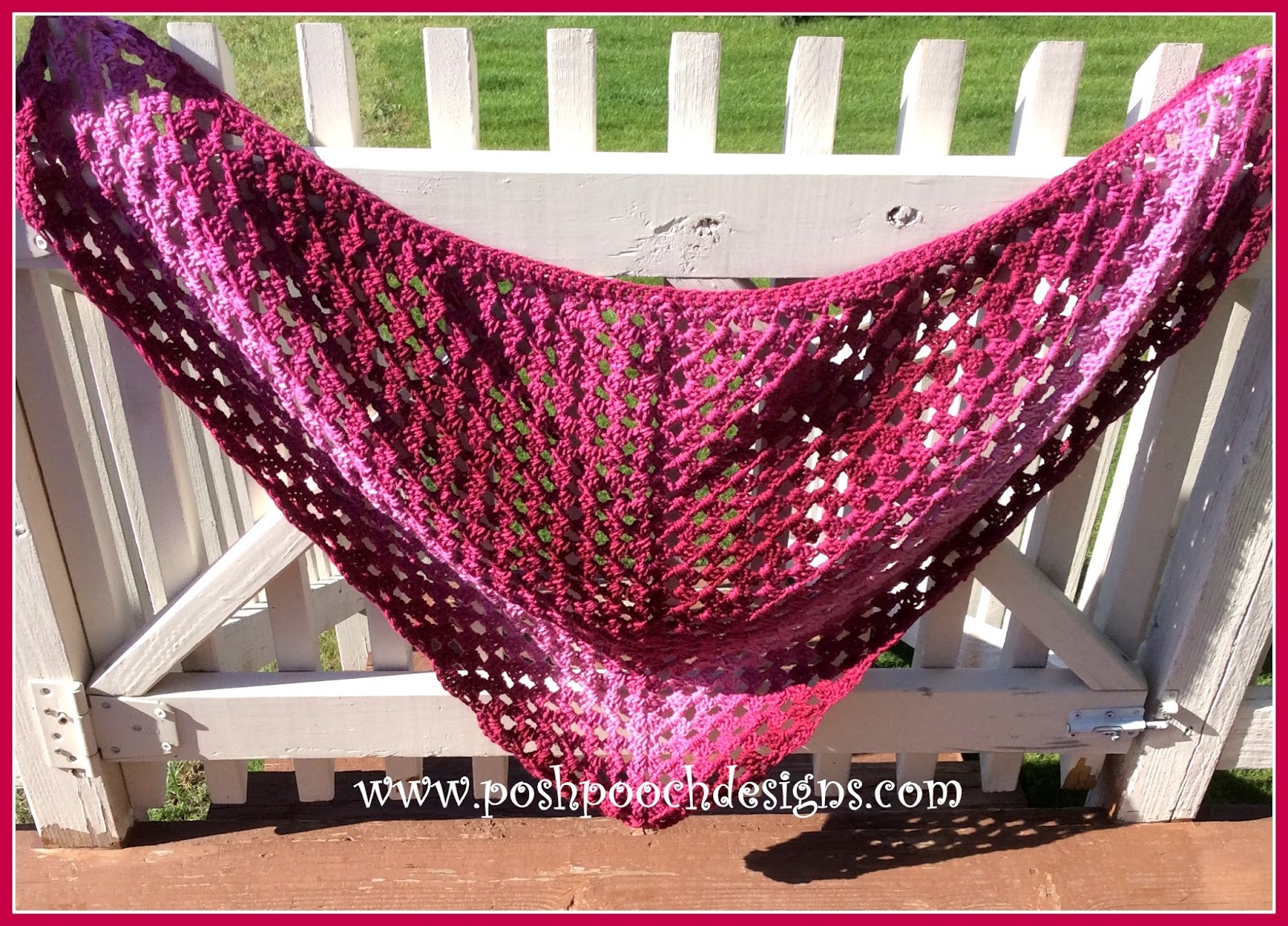 Posh Pooch Designs : Briar Rose Shawl Crochet Pattern - Photo Tutorial ...
