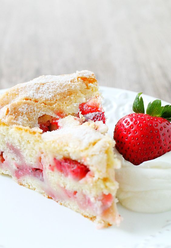 Bolo frances de morangos