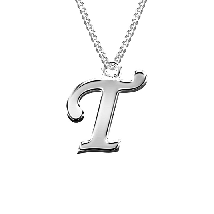 Letter T Necklace ~ Thankyou Letter