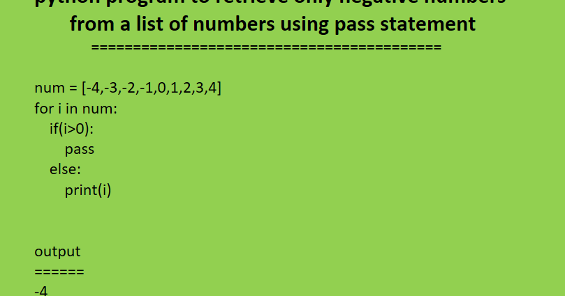 data-w-dash: python program to retrieve only negative numbers from a ... data-w-dash: python program to retrieve only negative numbers from a ...
