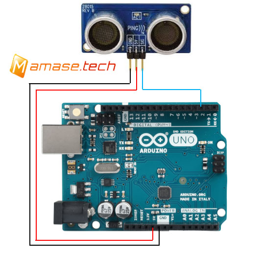 Arduino Sensor Ultrasonik Kaki 3