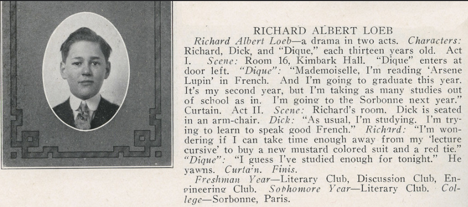 Down the road less traveled..: Leopold and Loeb: The Murder of the ...