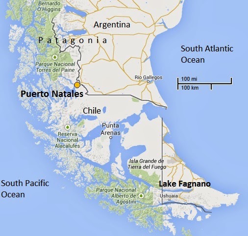 Puerto Natales Chile Mapa