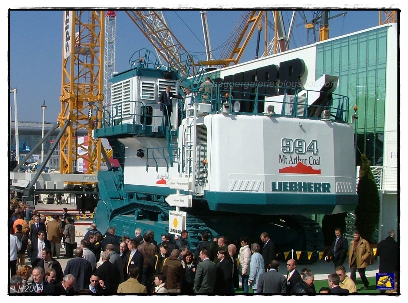 Bagger Galerie Construction Machines: LIEBHERR 994 Hydraulikbagger mit ...
