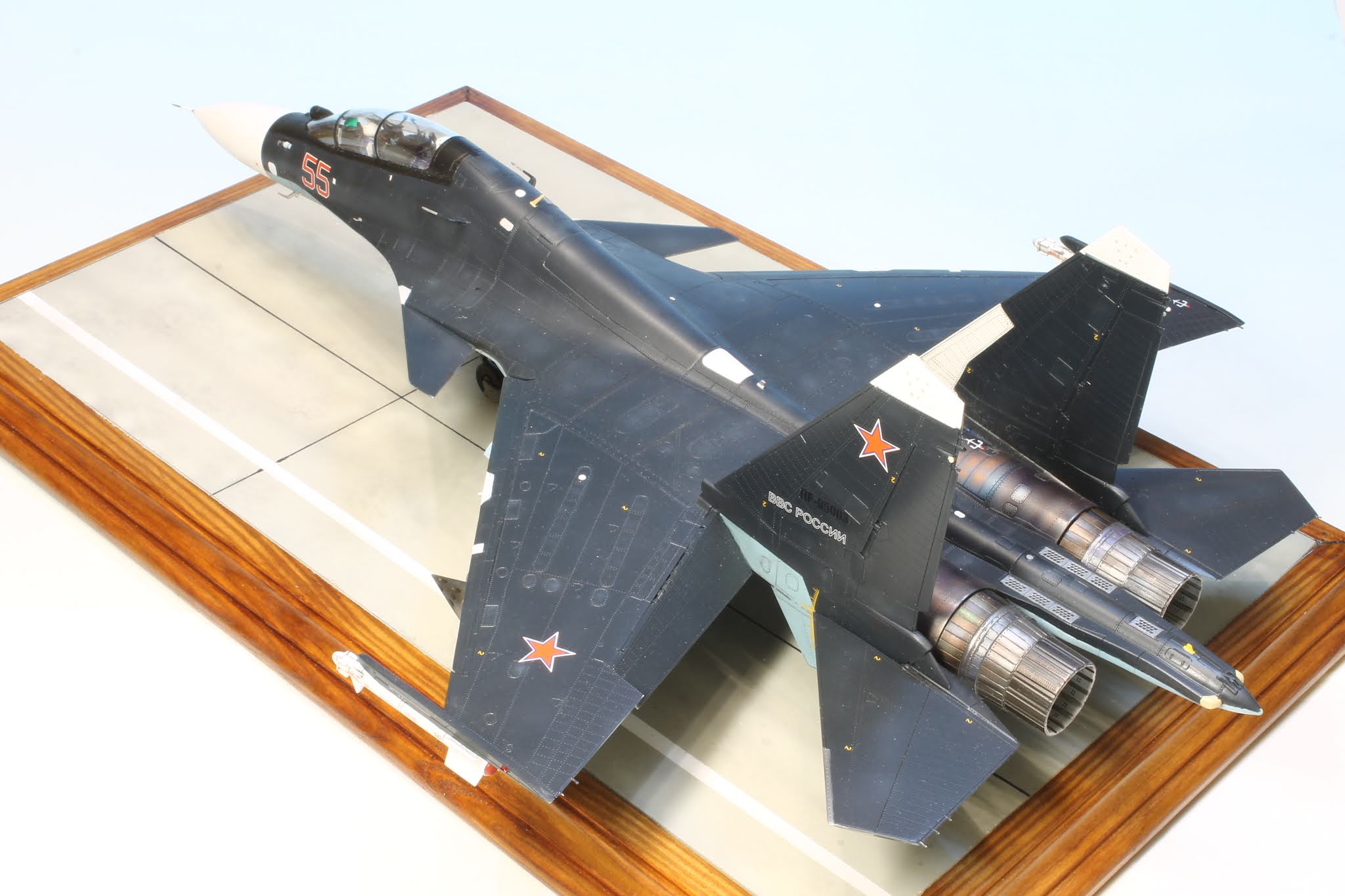 Istvan Michalko's scale models: SUKHOI Su-30SM Flanker-H 'Red 55 ...