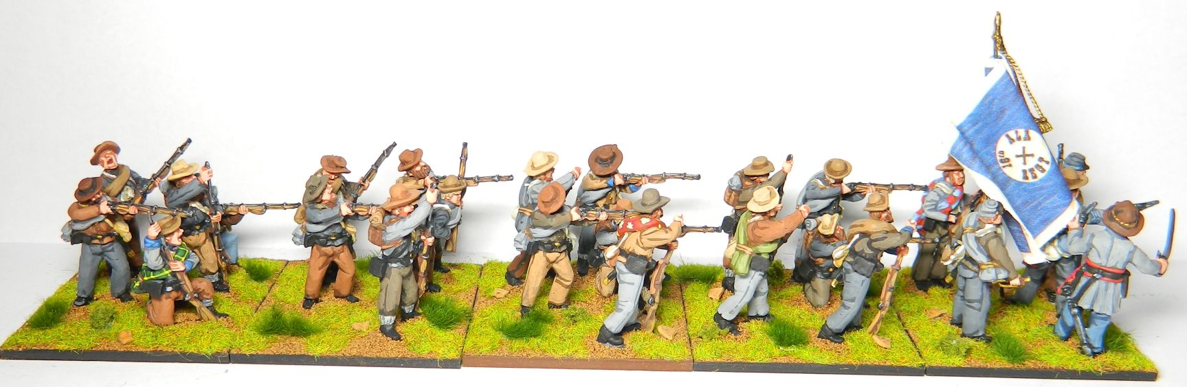 MacPhee's Miniature Men: More 40mm ACW Rebel Infantry