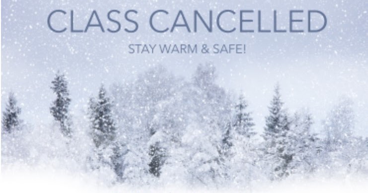 Yoga With Stacy : No Class tonight due to weather.