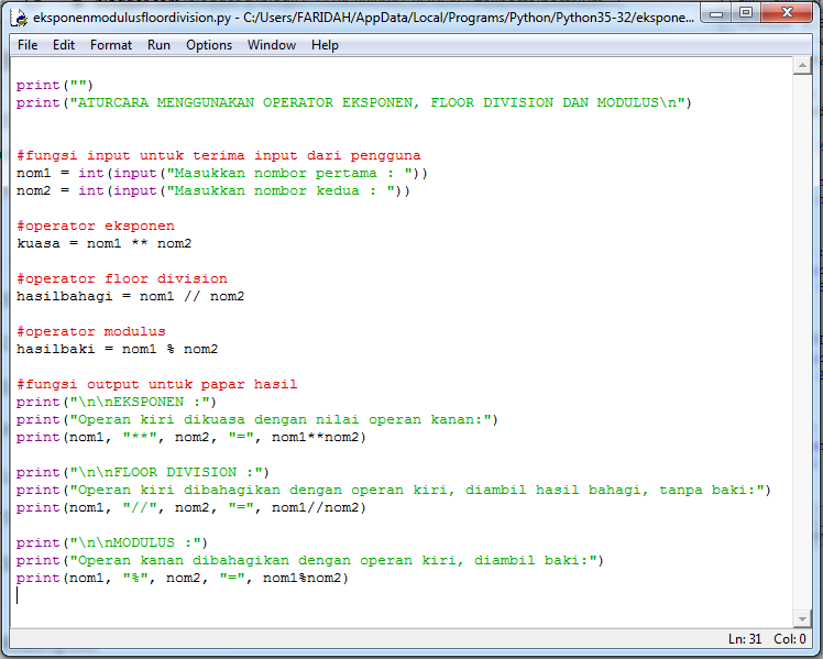 SAINS KOMPUTER & ASAS SAINS KOMPUTER: ASK T2 : OPERATOR MATEMATIK ...