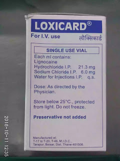 Difference between Xylocard , Xylocaine and Xylocaine with Adrenaline