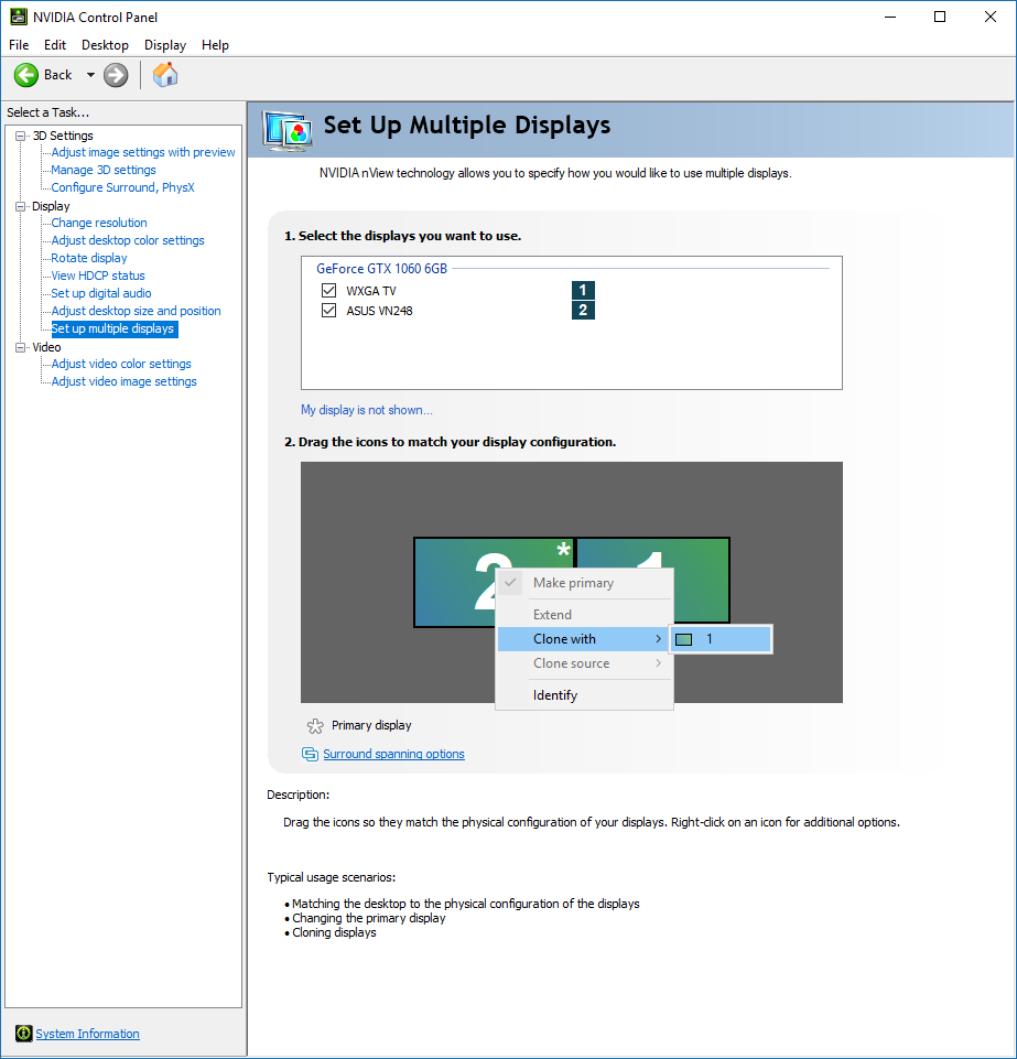 Ubuntu Corner: Different Resolution Cloned Display NVIDIA Setup