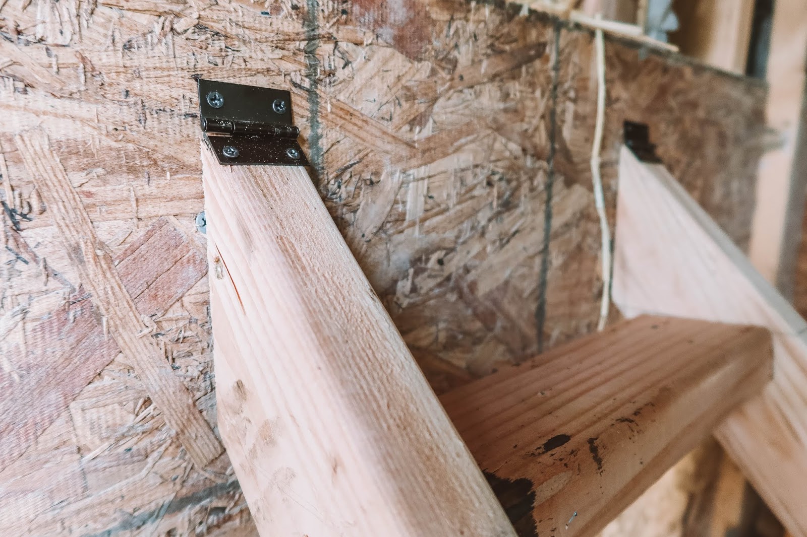 DIY Hinged Chicken Ladder Roost