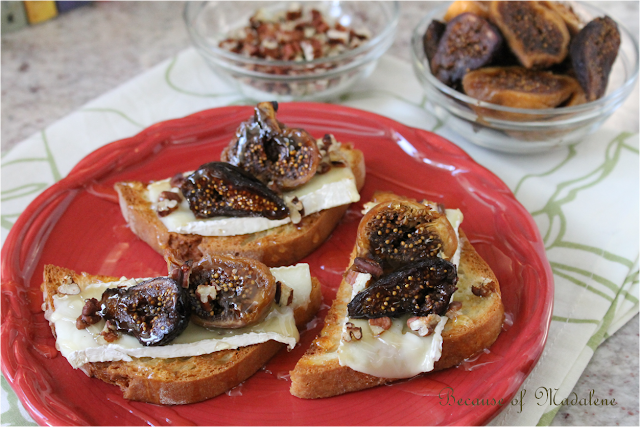 Because of Madalene: Fig and Brie Bruschetta